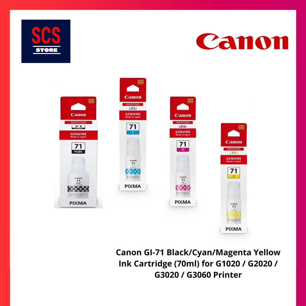 CANON GL-71 ORIGINAL REFILL INK G-SERIES | Shopee Malaysia
