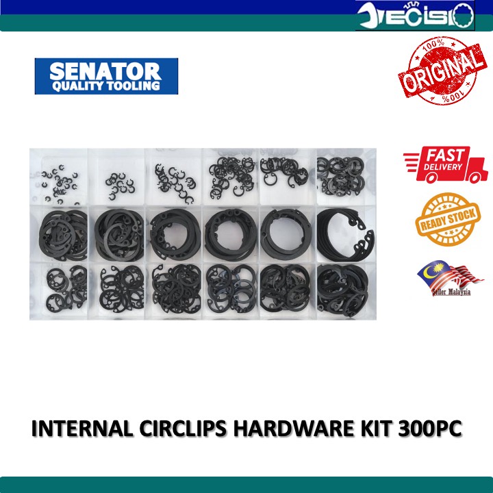 SENATOR INTERNAL CIRCLIPS HARDWARE KIT 300PC SEN6154520K | Shopee Malaysia