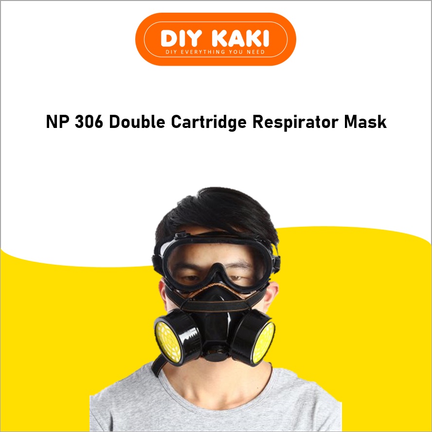[NP305,NP 306] Single/Twin Double Cartridge Respirator Mask / DUST MASK ...