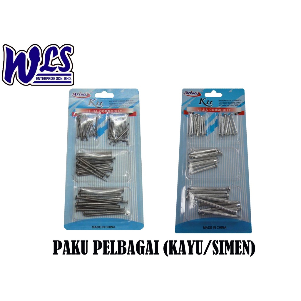[Ready Stock] PAKU PELBAGAI / Concrete Nails / Paku Simen / Konkrit ...