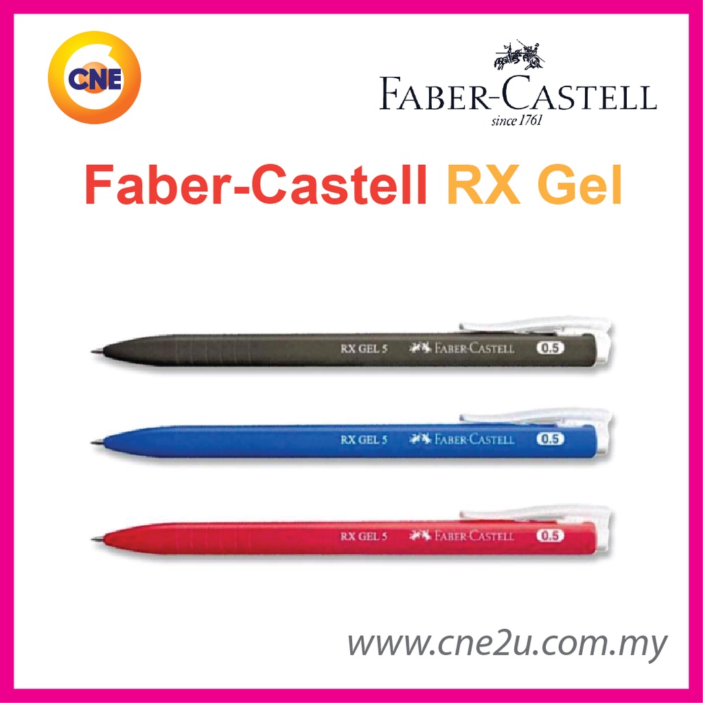 Faber Castell RX Gel Pen 0.5MM / 0.7MM | Shopee Malaysia