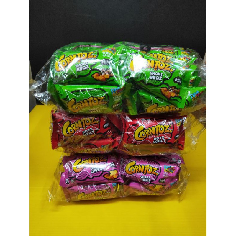 Mini Corntos Keropok assorted / Smokey BBQ / Hot & Spicy/ Chilli Cheese ...