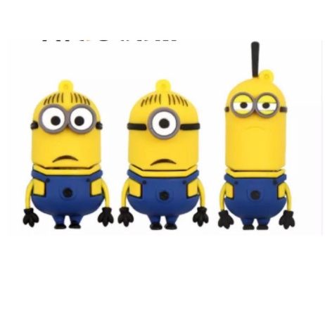 High speed little yellow man cartoon creative U disk 2TB cartoon USB ...