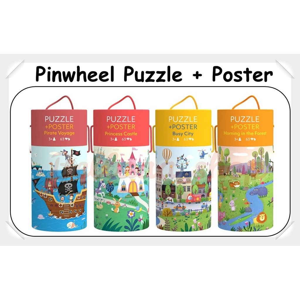 Pinwheel Puzzle + Poster 63pcs | Shopee Malaysia