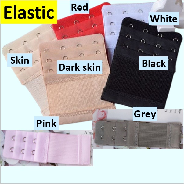 Bra Extender 2 3 4 Hooks Penyambung bra Normal/Elastic Bra hook 内衣延长扣 ...
