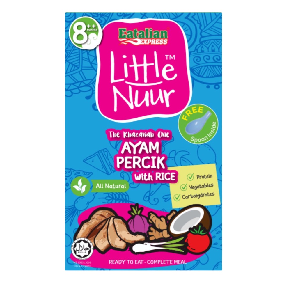 Little Nuur Makanan Baby Ready To Eat Bubur Baby Food Instant Porridge ...