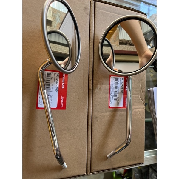 Genuine HONDA SH Mode glass (rearview mirror)bag with mirror screws ...