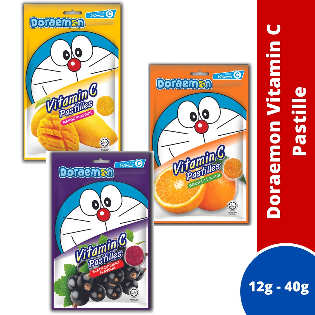 Doraemon Vitamin C Pastille (12g & 40g) | Shopee Malaysia