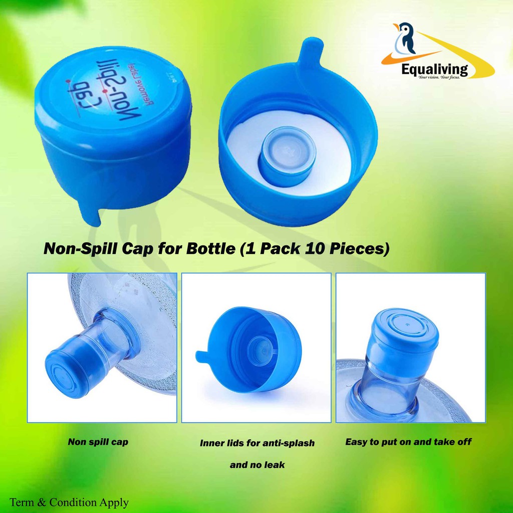 Non-Spill Cap for 3 or 5 Gallon Bottle (1 Pack 10 Pieces) | Shopee Malaysia