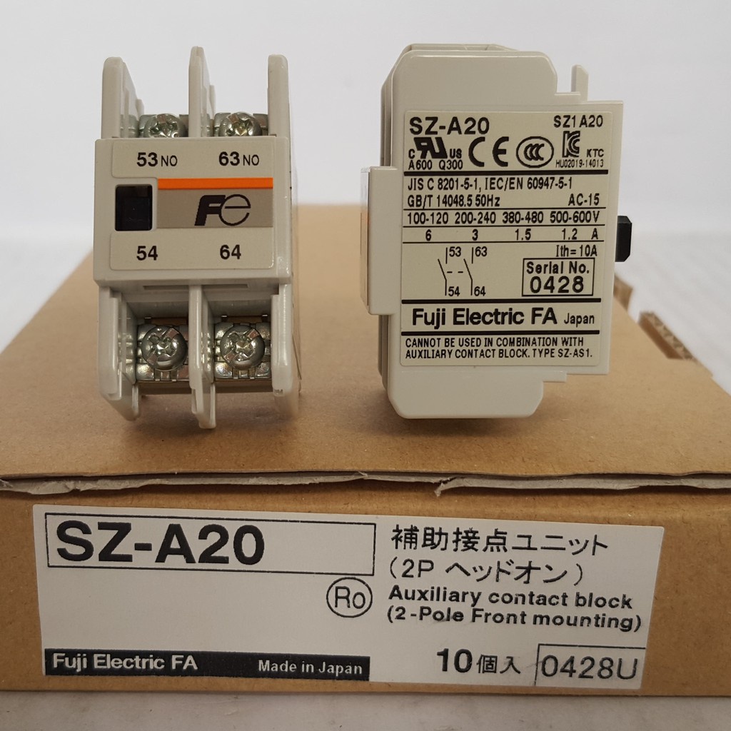 FUJI Auxiliary Contact SZ-A11 SZ-A20 SZ-A02 SZ-A22 SZ-A31 SZ-A40 SZ-AS1 | Shopee Malaysia