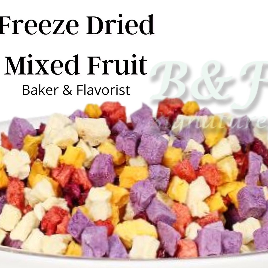 Freeze Dried Mixed Fruit 冻干水果粒 250g Strawberry Raspberry Blueberry ...
