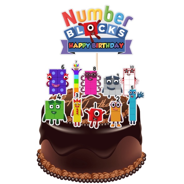Number Blocks Cake Topper | Shopee Malaysia