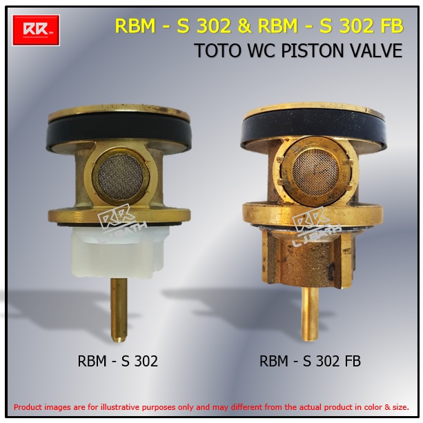 RBM - S 302 & RBM - 302 FB TOTO WC piston valve | Replacement Part ...