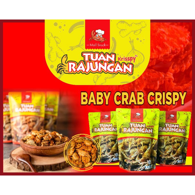 80gram BABY CRAB SNACK CRISPY SNACK Instant SNACK Salted Snacks Spicy ...