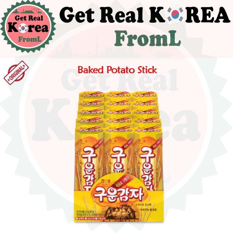 ★Haitai★ Korea Baked Potato Stick Snack 27g x 15ea Diet Sweet Cookie ...