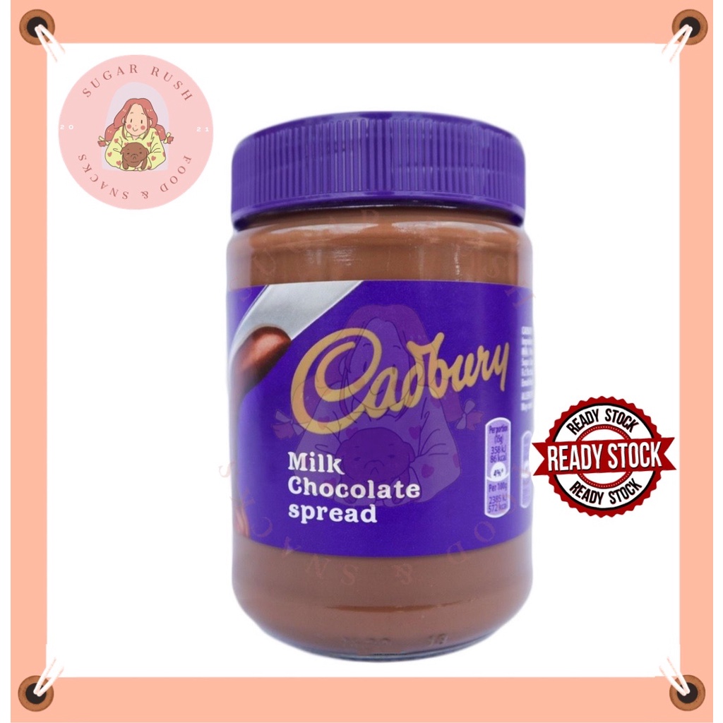 Cadbury Milk Chocolate Spread Bottle 400g Coklat Jem Roti dan Biskut ...