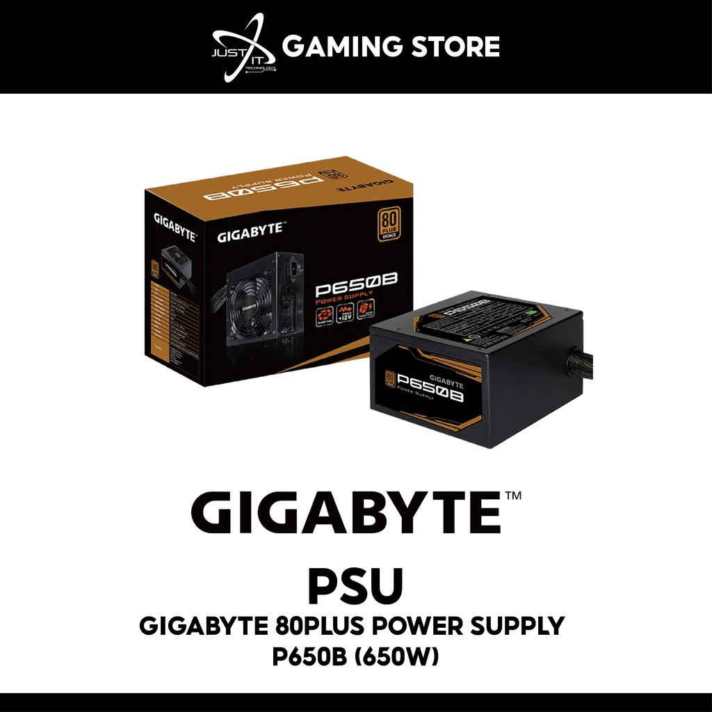 GIGABYTE 650W GP-P650B 650W 80PLUS POWER SUPPLY | Shopee Malaysia