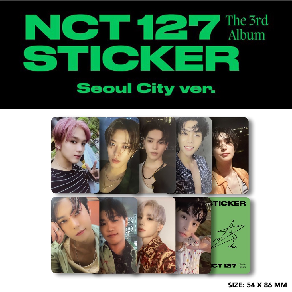 [Photocard] Nct 127 Sticker - Seoul City Ver. | Shopee Malaysia