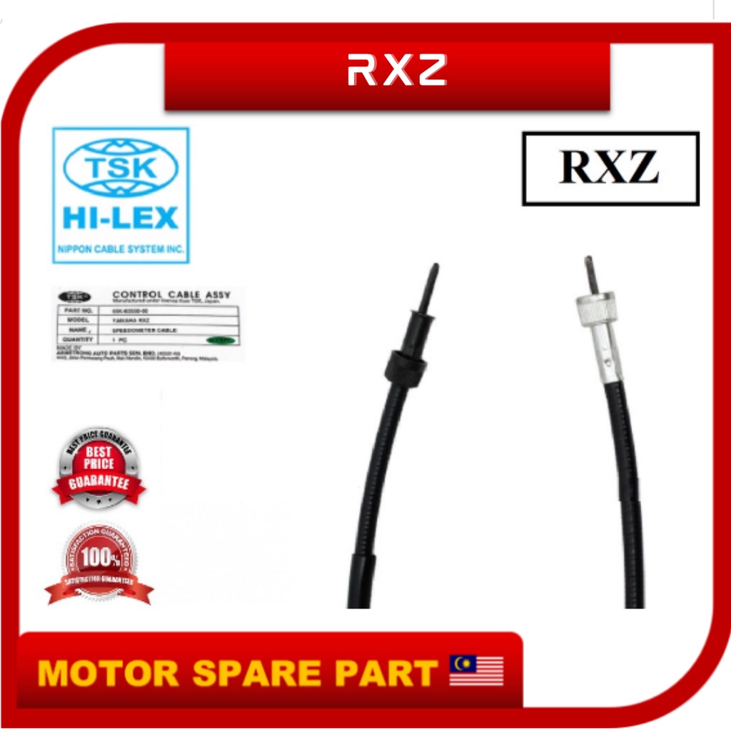 TSK RXZ METER CABLE ASSY SPEEDOMETER SPEEDO METER KABEL CABLE TALI ...