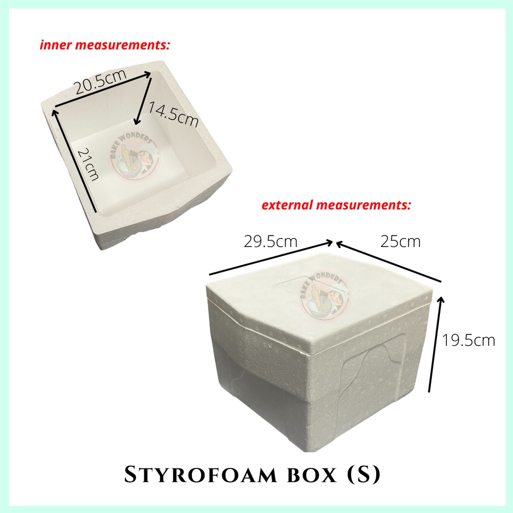 Styrofoam Box Only/ Styrofoam Box/ Ice Box/ Small Styrofoam Box/ Large ...