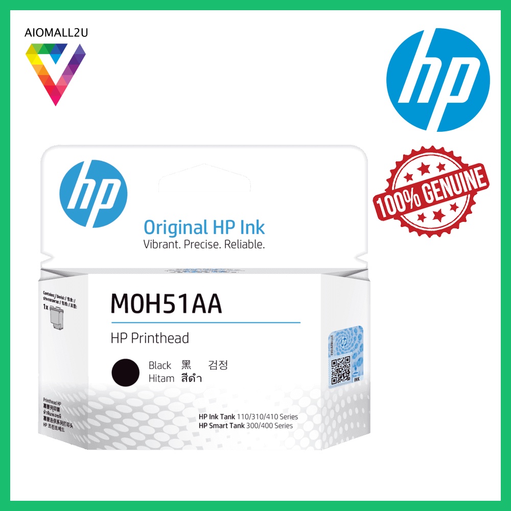 HP Printhead M0H51AA - Black | Shopee Malaysia