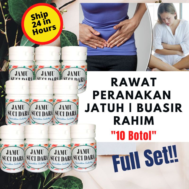PROMO LIMITED Full Set 10 botol💥 CARA ATASI Tombong | Keputihan | period Tak lancar | Rahim ...
