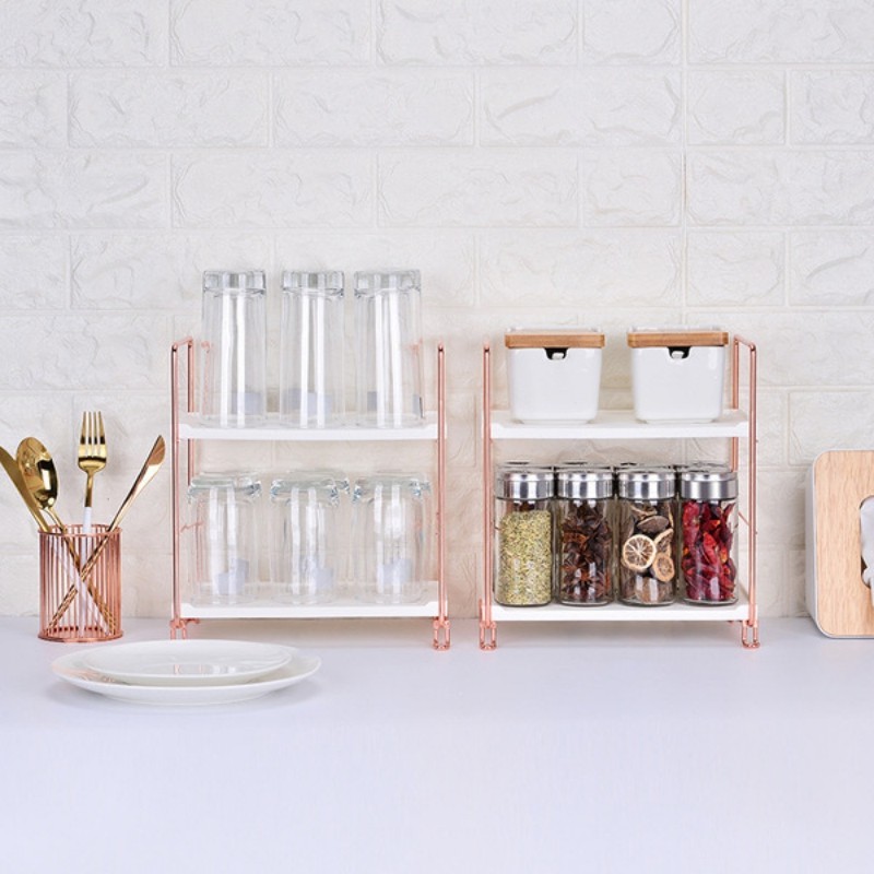 Rak Rempah Ratus Dapur 2 tingkat Rekaan Minimalis / Minimalist Spices ...