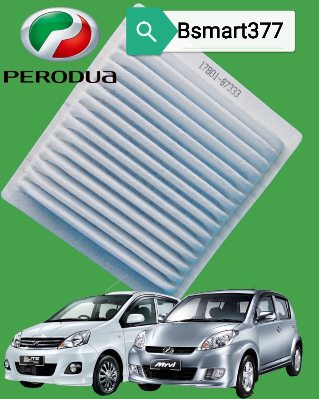 Perodua air-cond filter cabin filter myvi 1.0L 1.3L 1st model/viva all ...