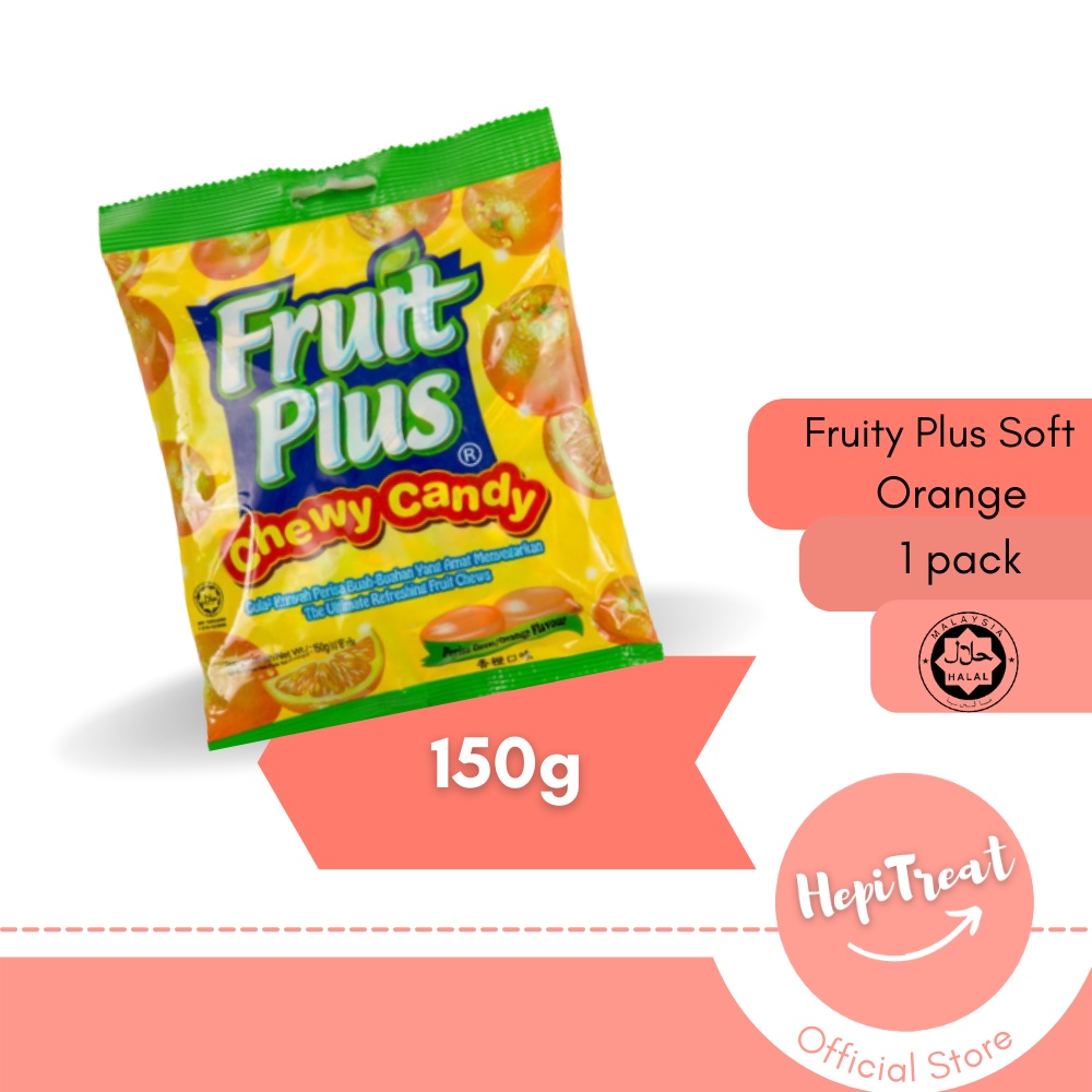 FruitPlus Chewy Candy Fruity Sweets - 150g | Shopee Malaysia