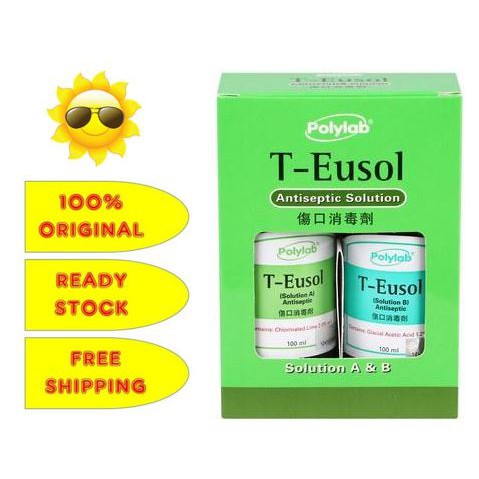 Polylab T-Eusol Antiseptic Solution A & B (2 x 100ml) | Shopee Malaysia