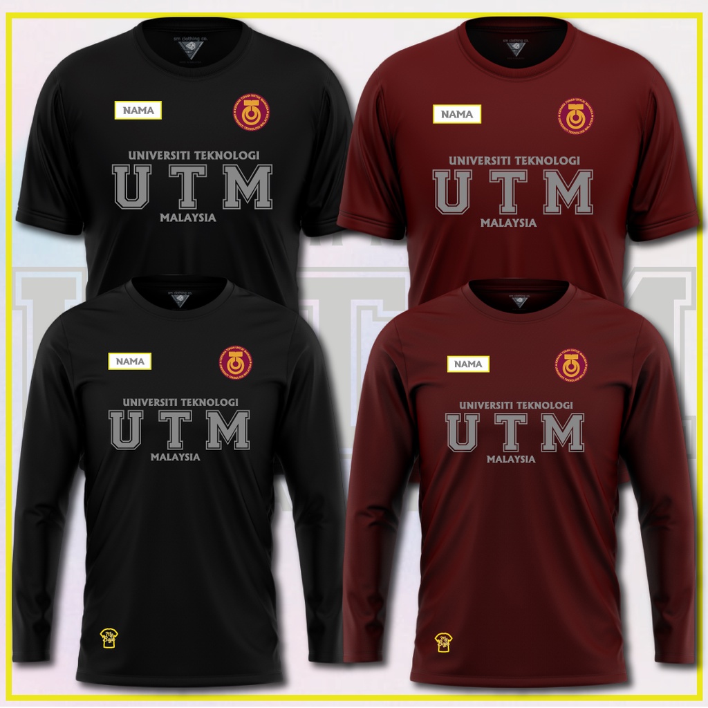 UTM tshirt / jersey | Universiti Teknologi Malaysia jersey | Shopee ...