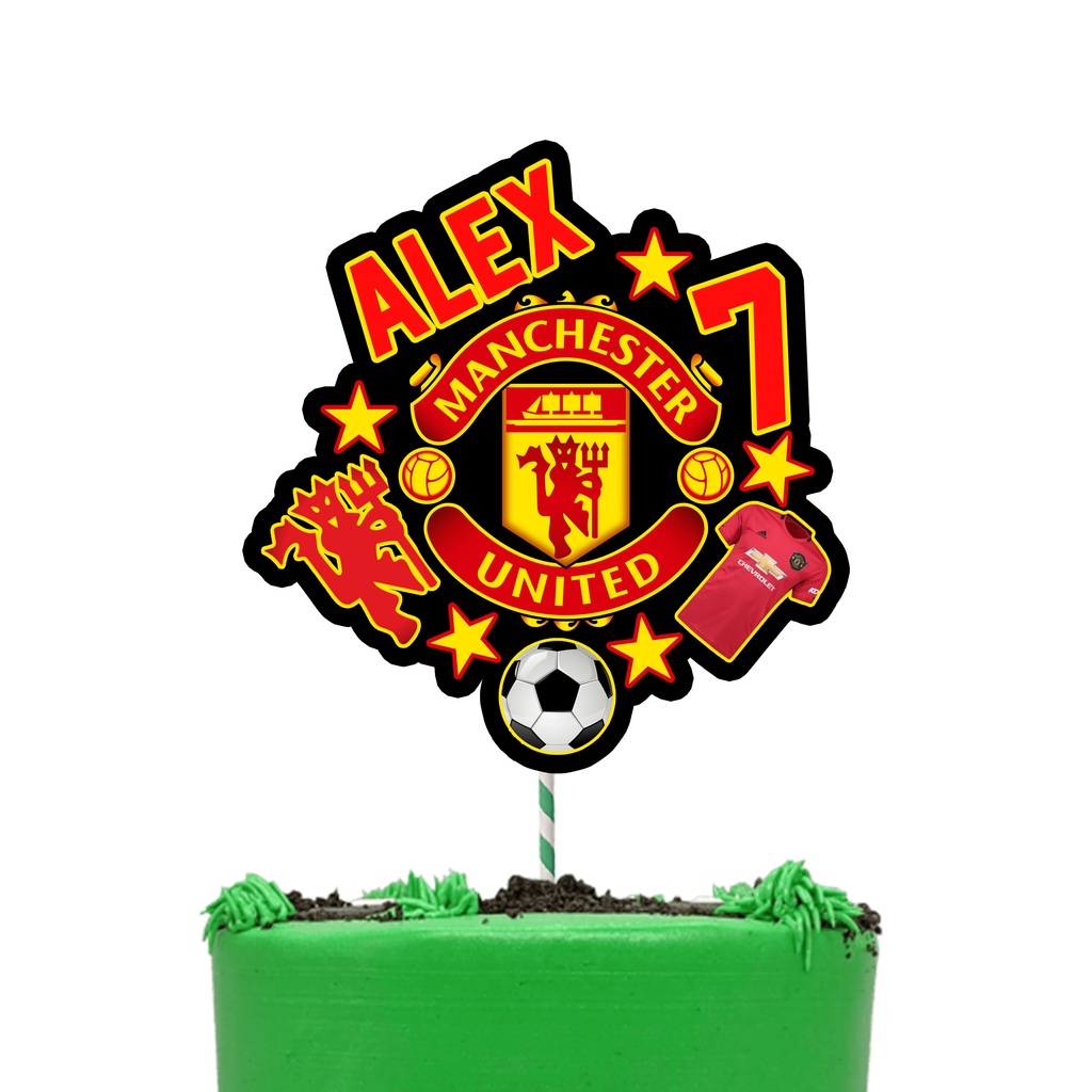 MANCHESTER UNITED MANU CAKE TOPPER | Shopee Malaysia
