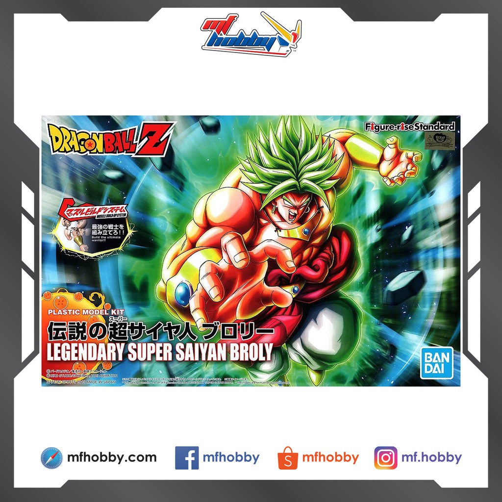 Figure-rise Standard Legendary Super Saiyan Broly (Renewal) | Shopee ...
