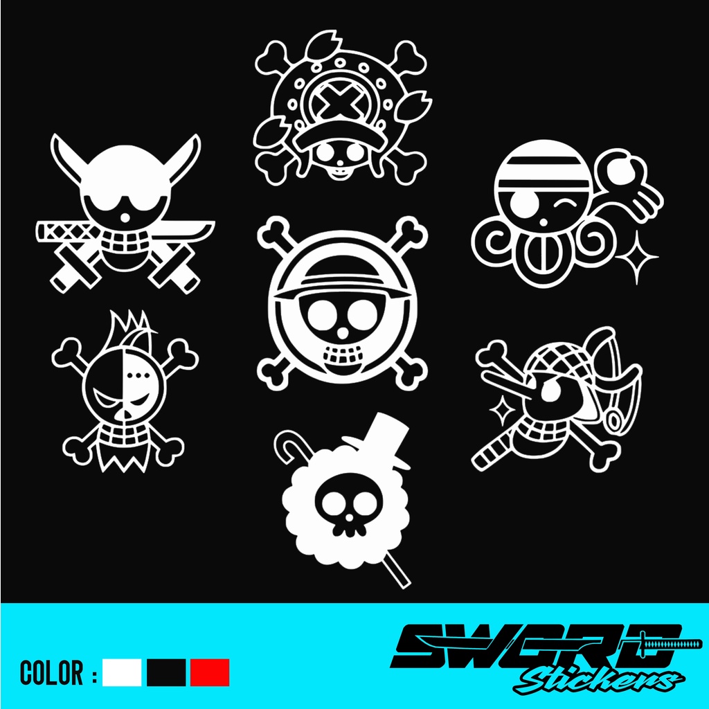 STIKER ONE PIECE - Stiker kereta, motor | Shopee Malaysia