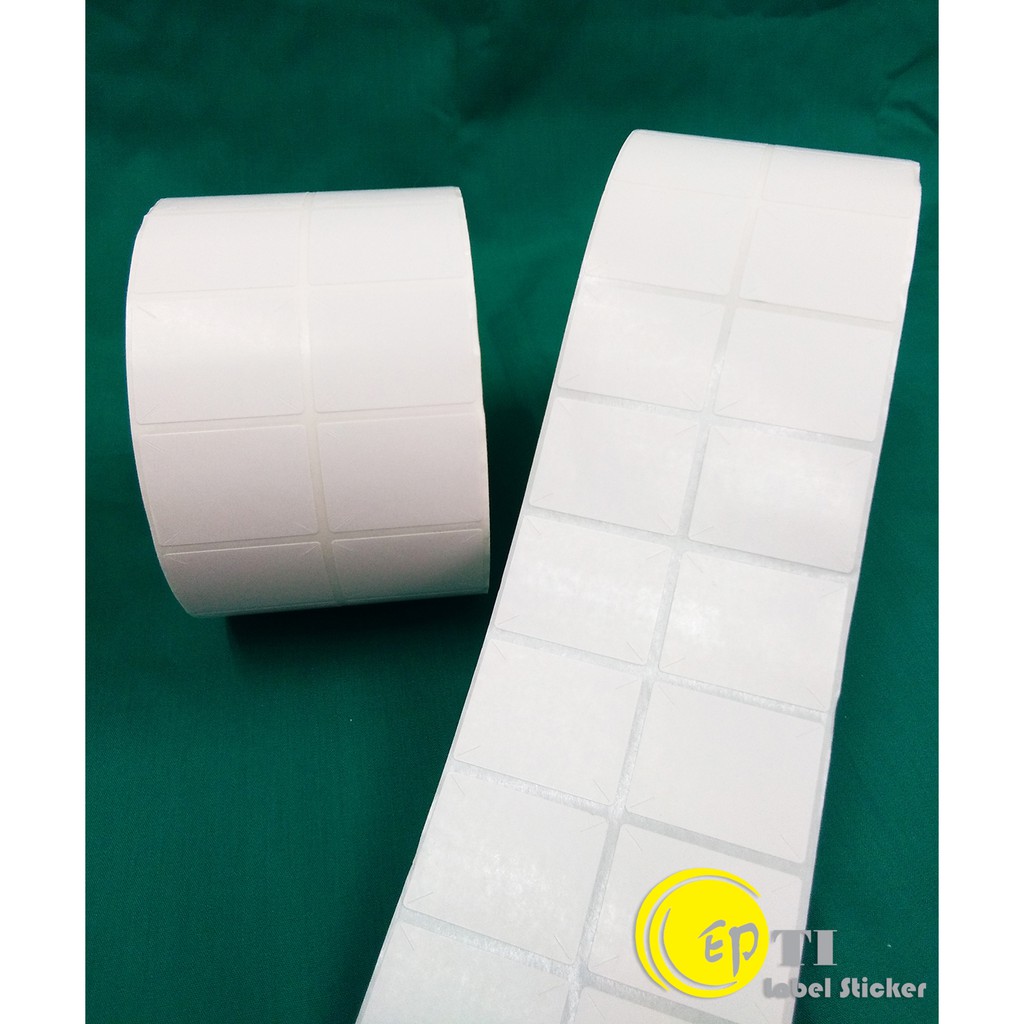 23mm x 30mm x 4000pcs Barcode Label Sticker Art Paper Plain Sticker ...