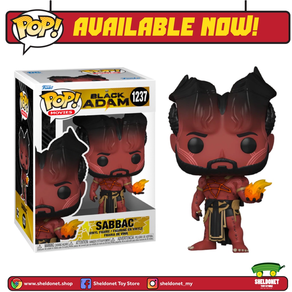 Funko Pop! Movies: Black Adam (2022) - Sabbac | Shopee Malaysia