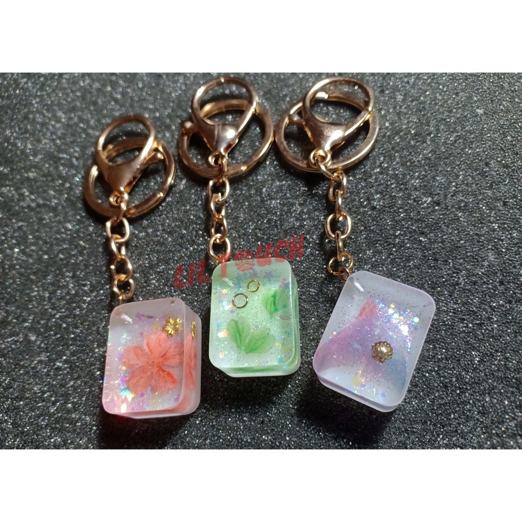 Lil Touch RESIN Keychain MAHJONG FANTASY CHARMS Keychain Gift Handmade ...