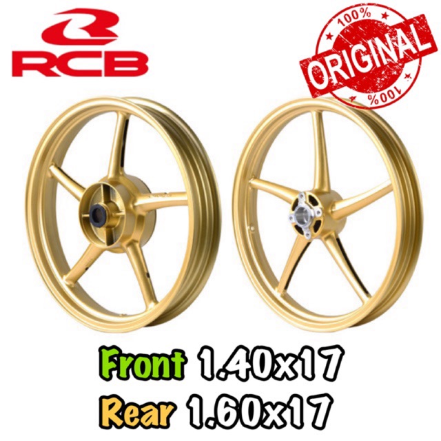 LC135 / LAGENDAZ - SP522 RCB (FR 1.40x17 / RR 1.60x17) Sport Rim ...