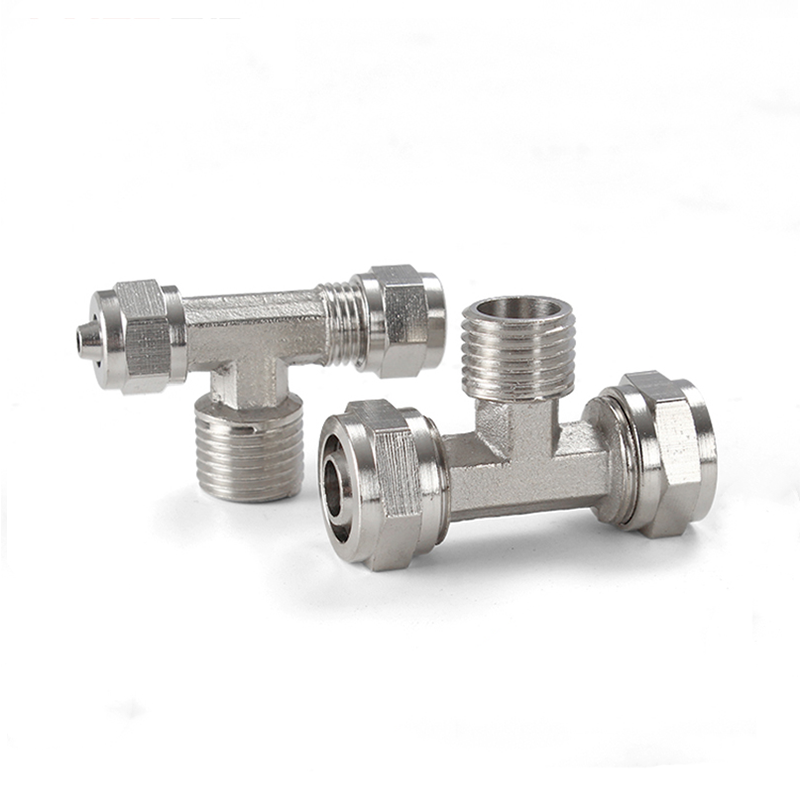 Pneumatic gas pipe quick coupling klb6-01 positive three-way gas pipe ...