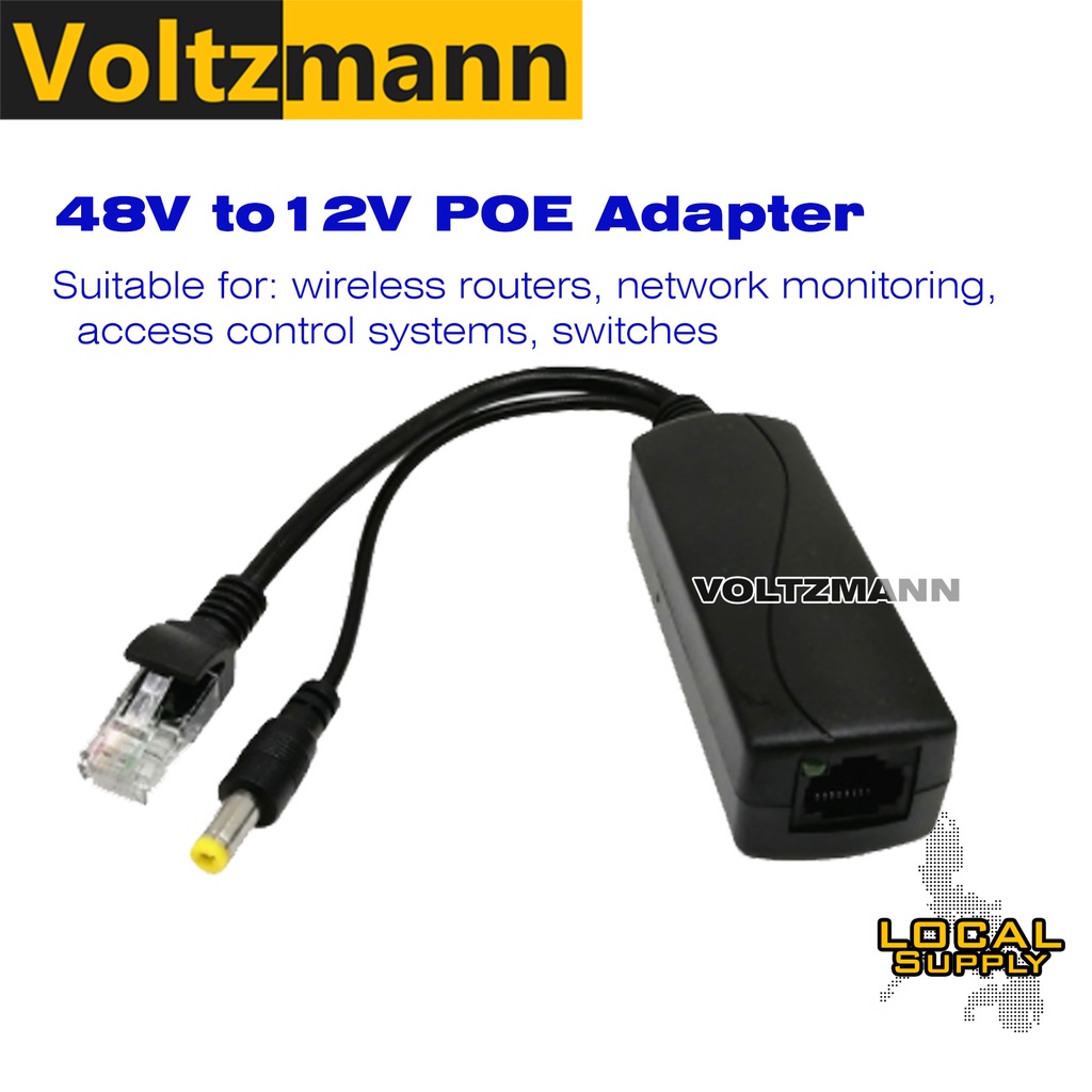 48v to 12V POE Splitter Connector Adapter POE Power Supply Huawei ...