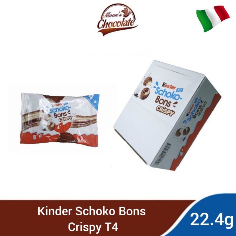 [CYS] KINDER SCHOKO BONS CRISPY T4 (8pcsX22.4G) | Shopee Malaysia