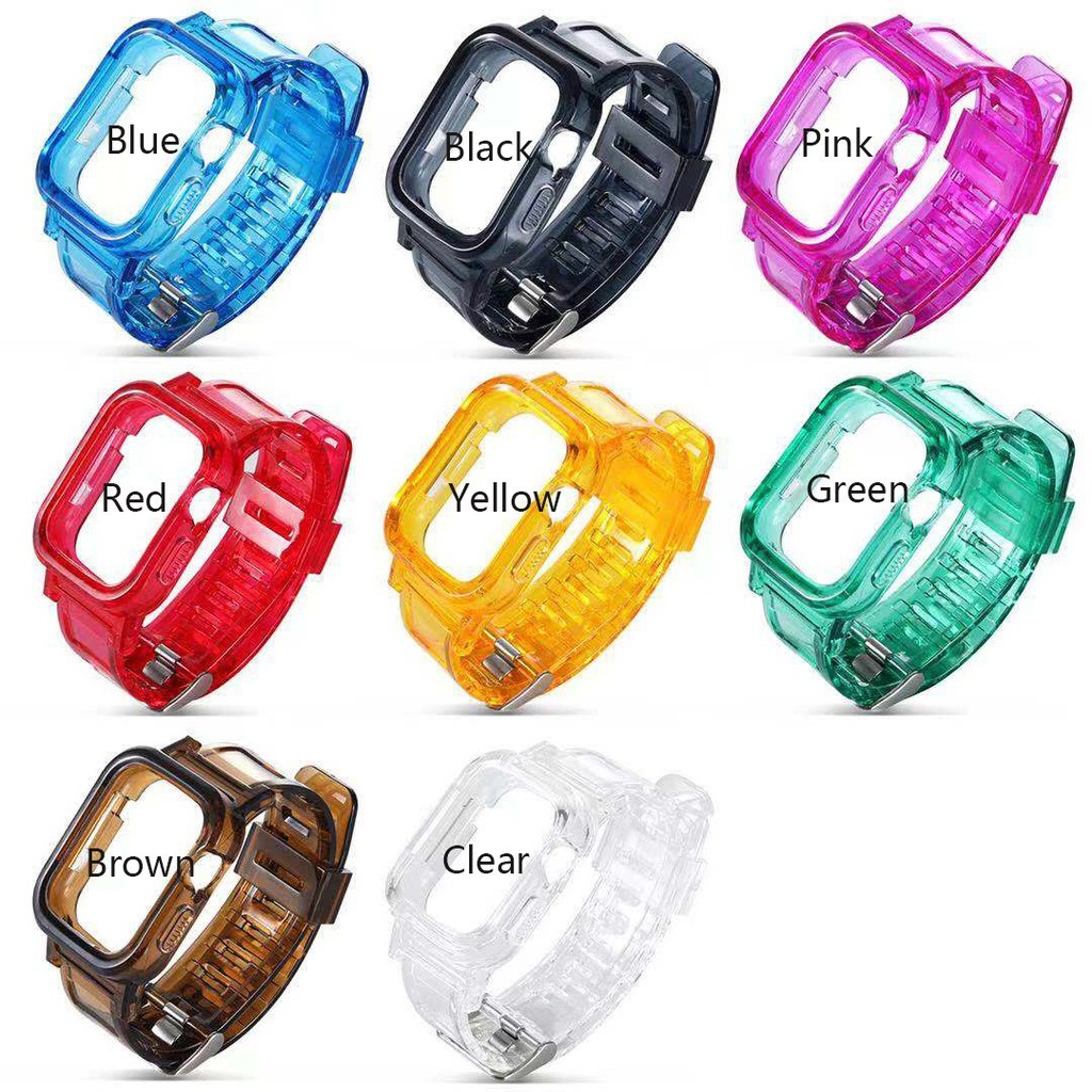 [Ready Stock] 38 40 41 42 44mm 45mm Sport Transparent Strap - Watch ...