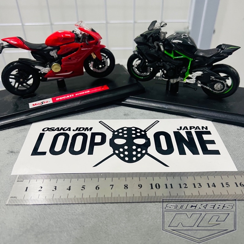 Loop one JDM car body sticker /Decals car sticker myvi perodua axia ...