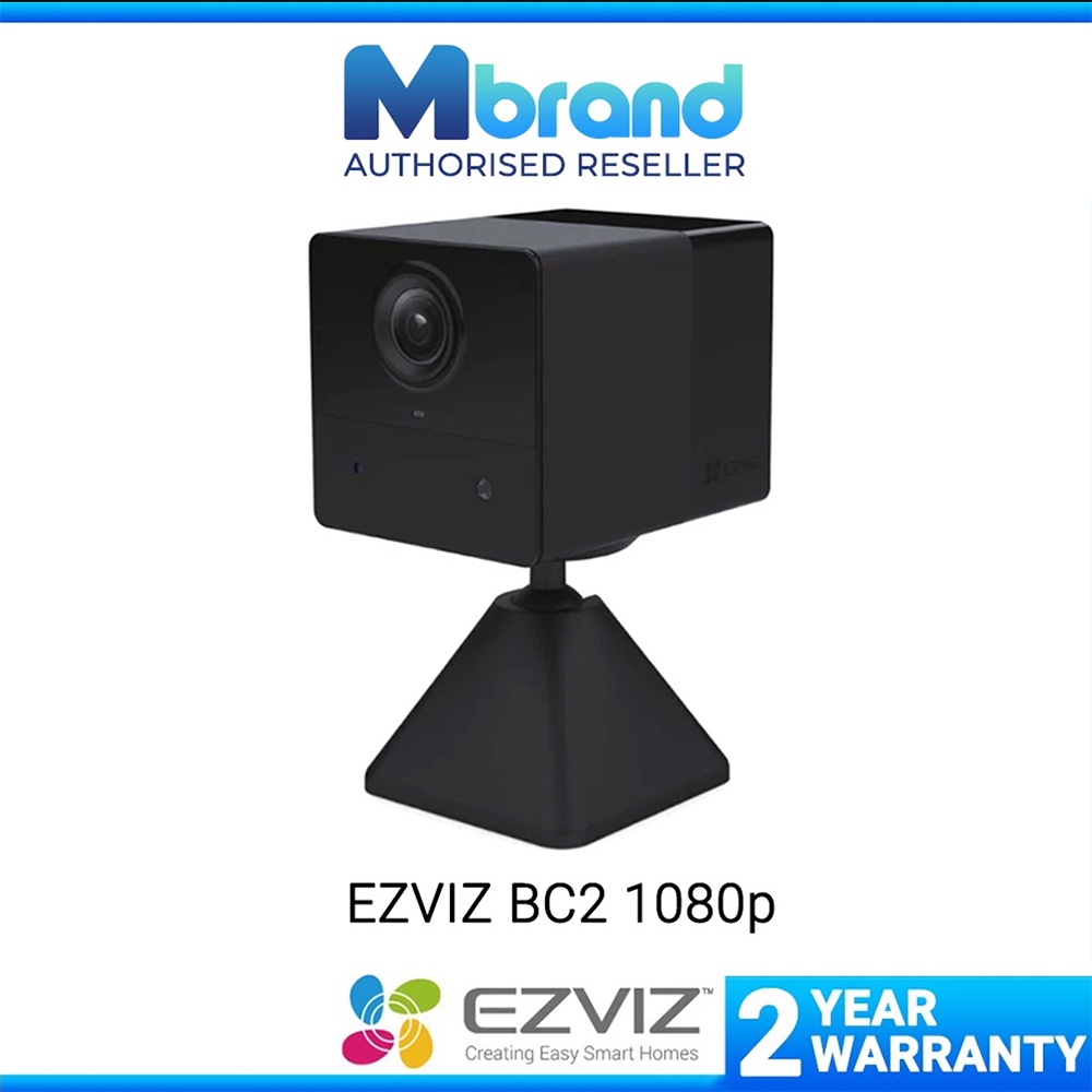 EZVIZ BC2 2MP Indoor Wi-Fi Smart Home Battery Powered Palm-Sized Camera ...