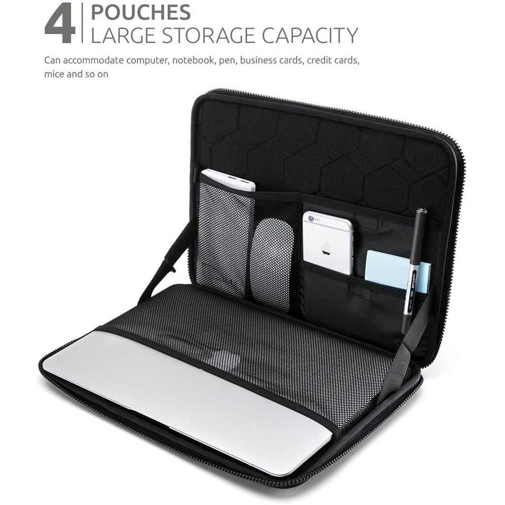Nacuwa 360° Protective Laptop Sleeve for 13/15/16 Inch MacBook Pro M1 ...
