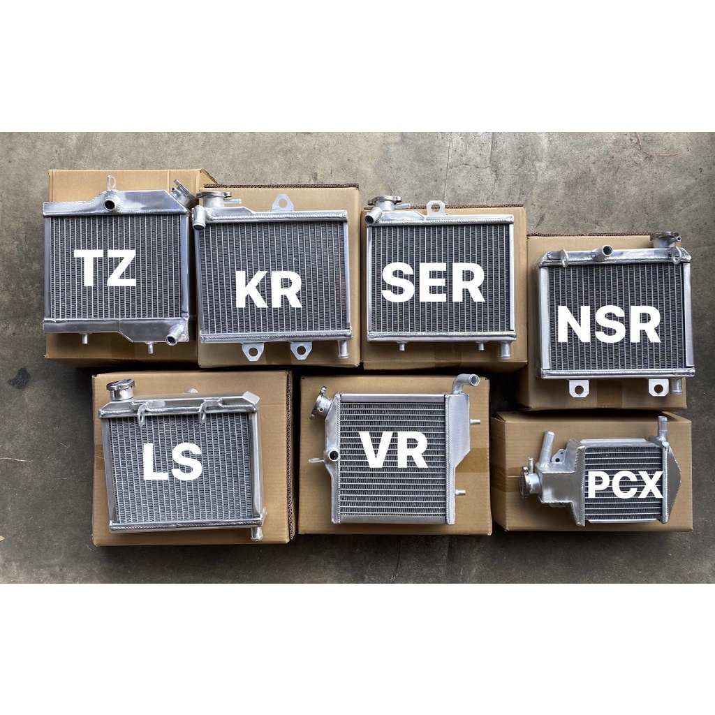 Radiator TZR- KR- SERPICO- NSR- PCX- VR- LS Aluminum Bold Work ...