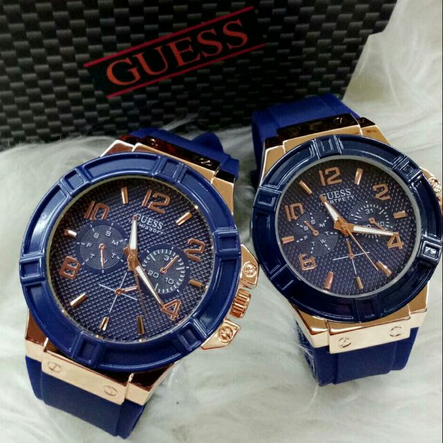 Jam Guess Viral Couple Set Free Box | Shopee Malaysia