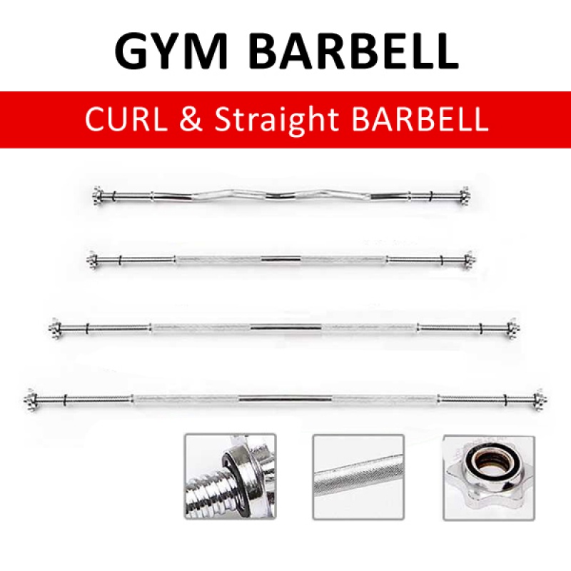 Bar Bell Size 1.2m 1.5m 1.8m , 30cm 40cm straight dumbbell barbell pole ...