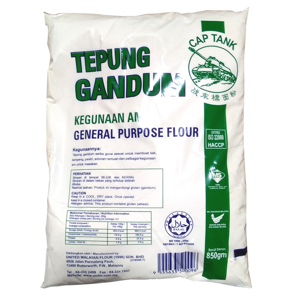 Tepung Gandum Cap Tank 850g X 1 | Shopee Malaysia