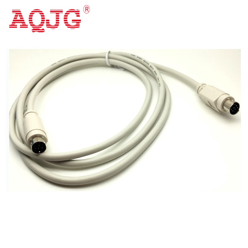 MD8 Mini Din 8 Mini din 8 pin Male-Male 1.5M cable Beige AQJG | Shopee ...